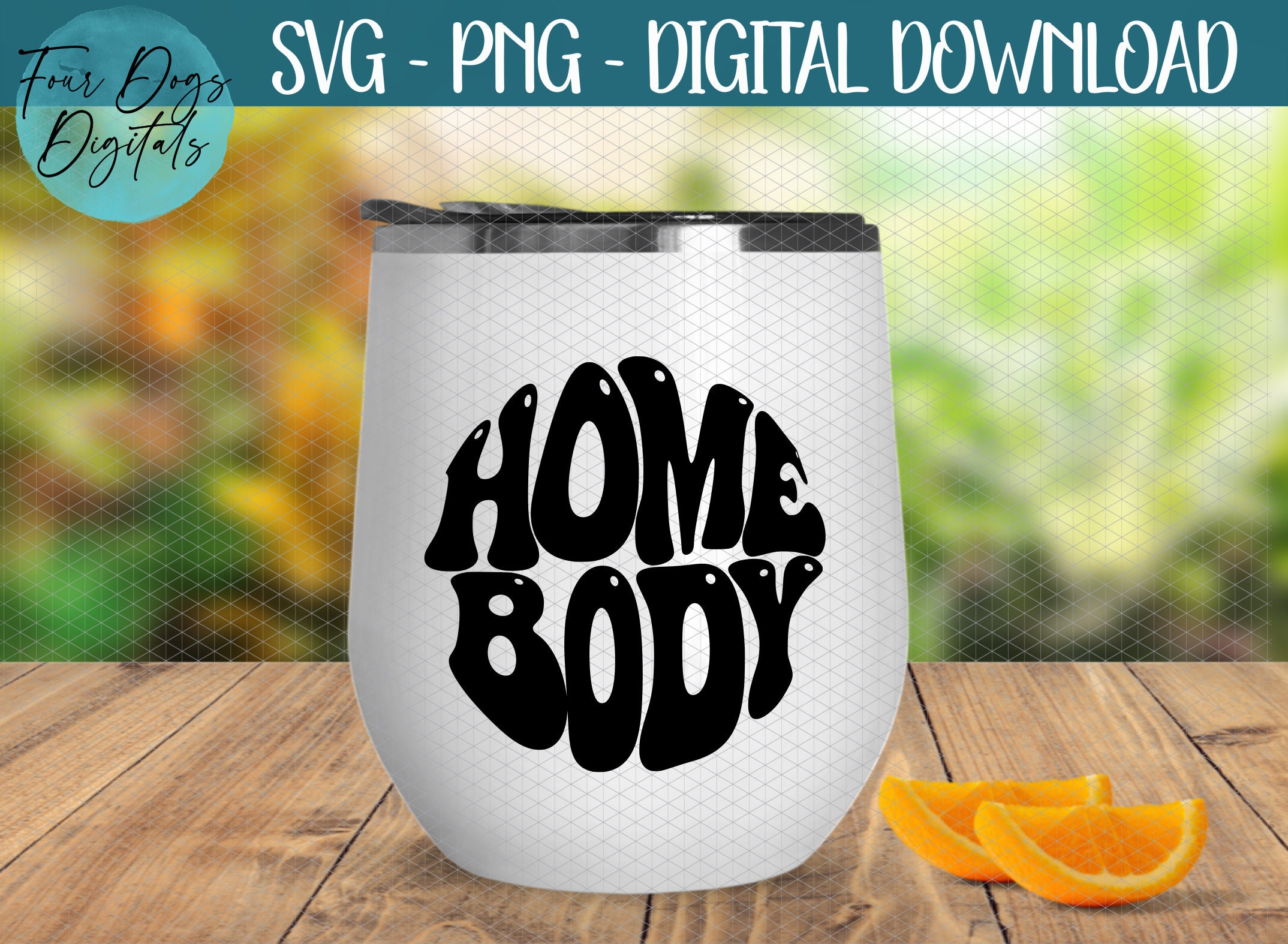 Homebody SVG Retro Svg Retro Round Svg Stay at Home Svg - Etsy
