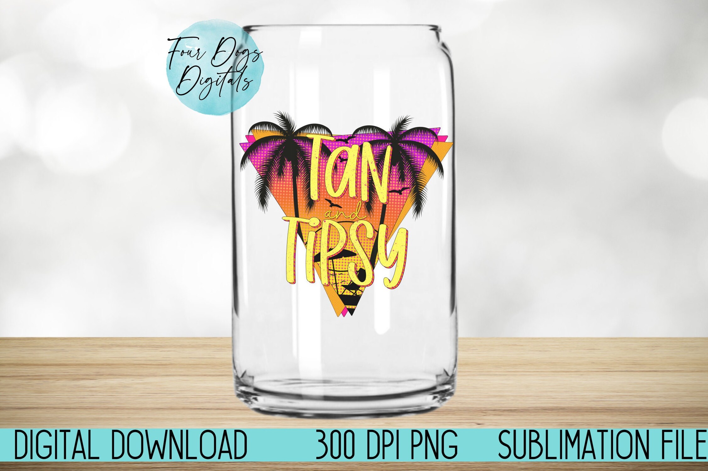 Tan and Tipsy Png, Day Drinking Png, Beach Png, Sunset Png, Summer ...