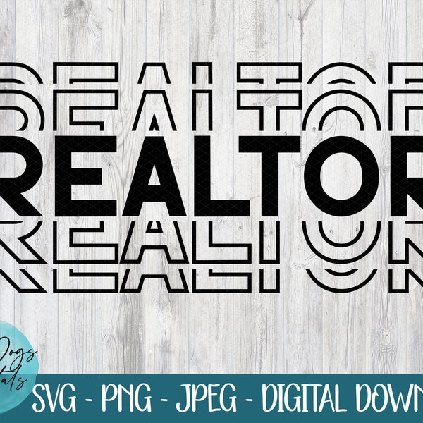 Realtor Svg - Etsy