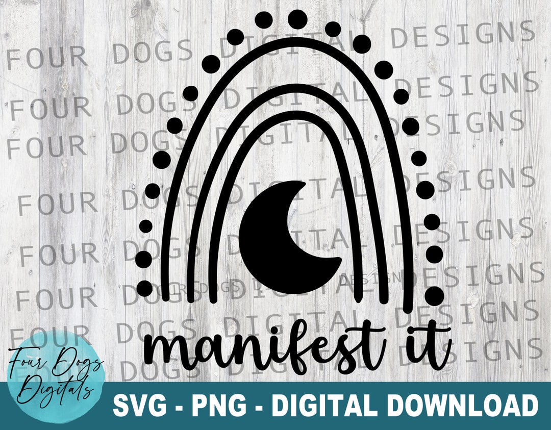 Manifest It SVG | Manifest SVG | Law of Attraction Svg | Manifestation ...
