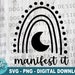 Manifest It SVG | Manifest SVG | Law of Attraction Svg | Manifestation ...