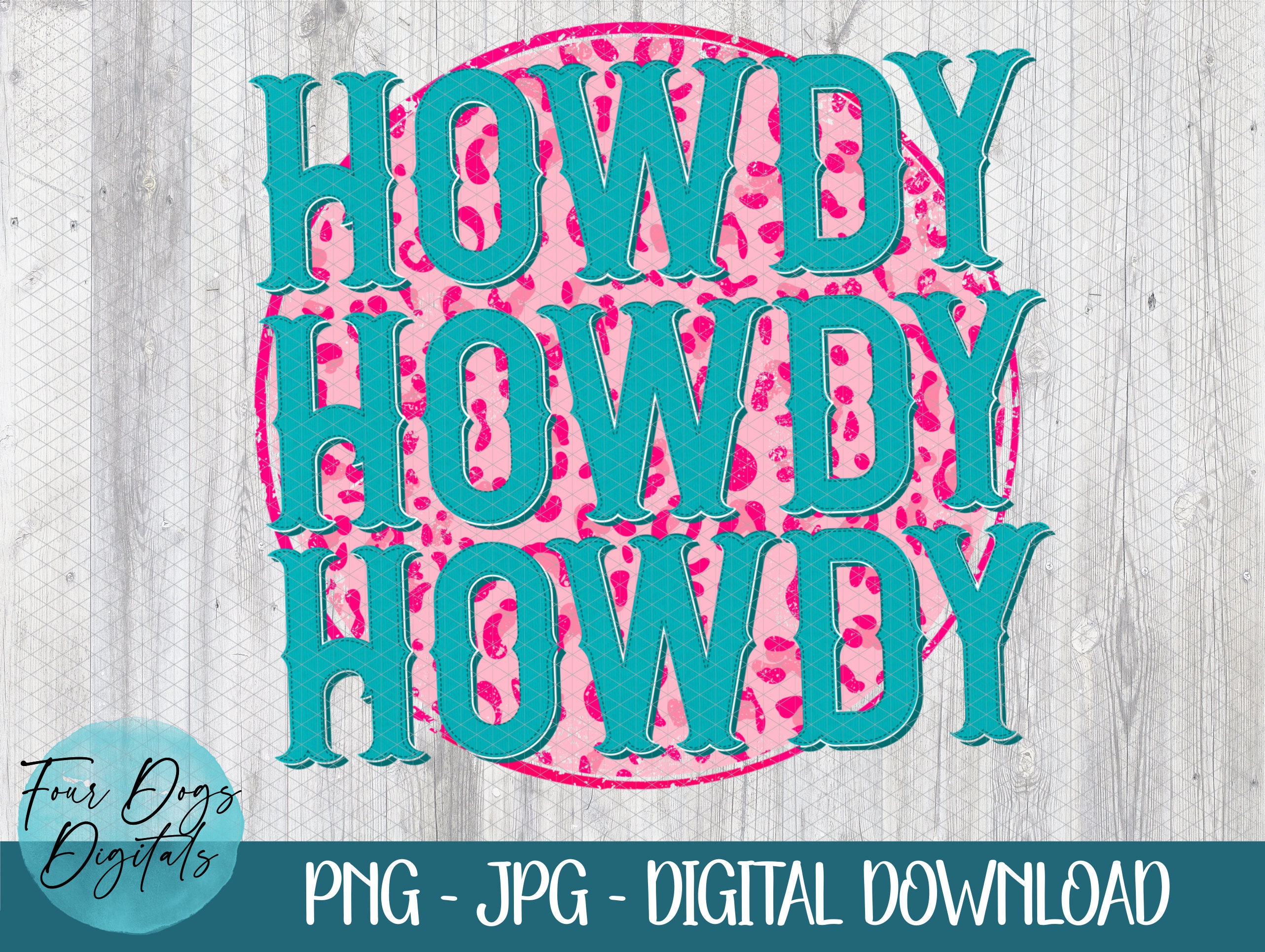 Howdy PNG, Howdy Howdy Howdy Png, Country PNG, Howdy Pink Leopard Png ...