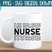 Nurse Svg, Stacked Nurse Svg, RN Svg, Nurse Stacked Svg, Nurse Digital ...