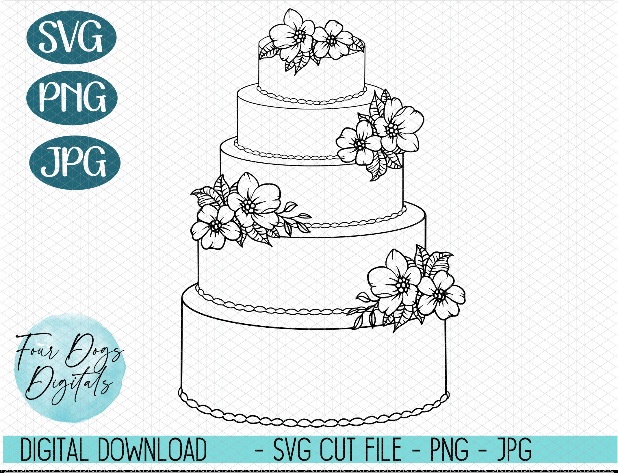 Wedding Cake On Table Png