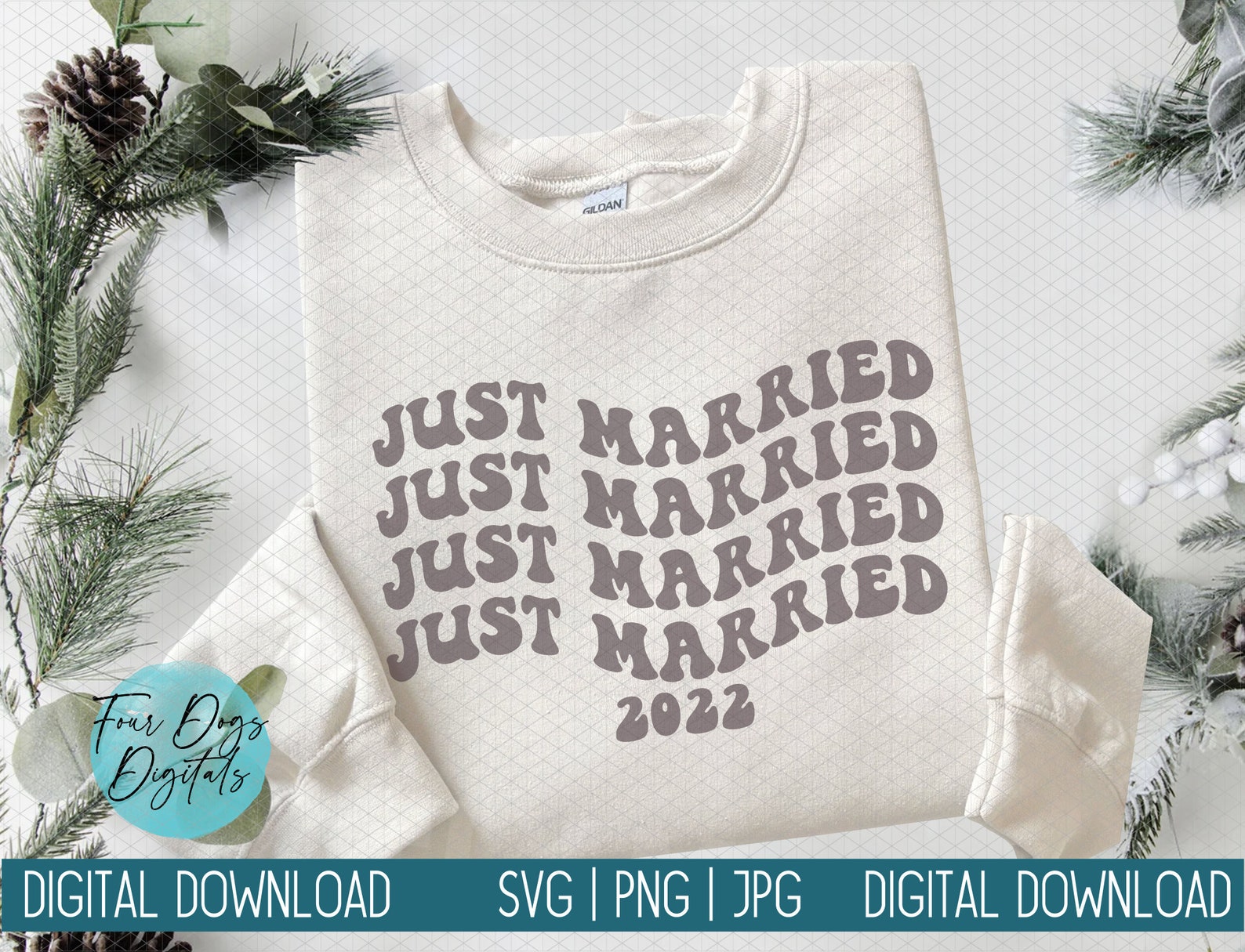 Just Married SVG Newlywed Svg Just Married 2022 2023 Svg - Etsy