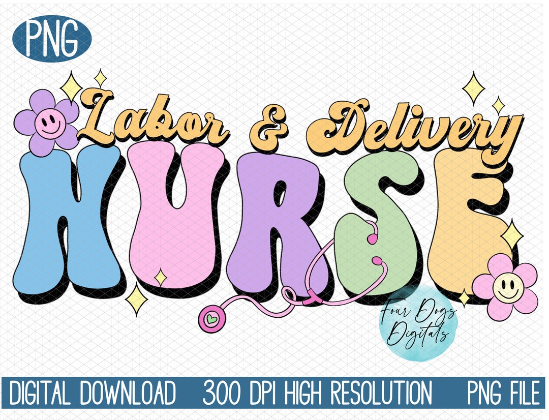 Labor and Delivery Nurse PNG, L&D Nurse PNG, Midwife Png, Nurse Png ...