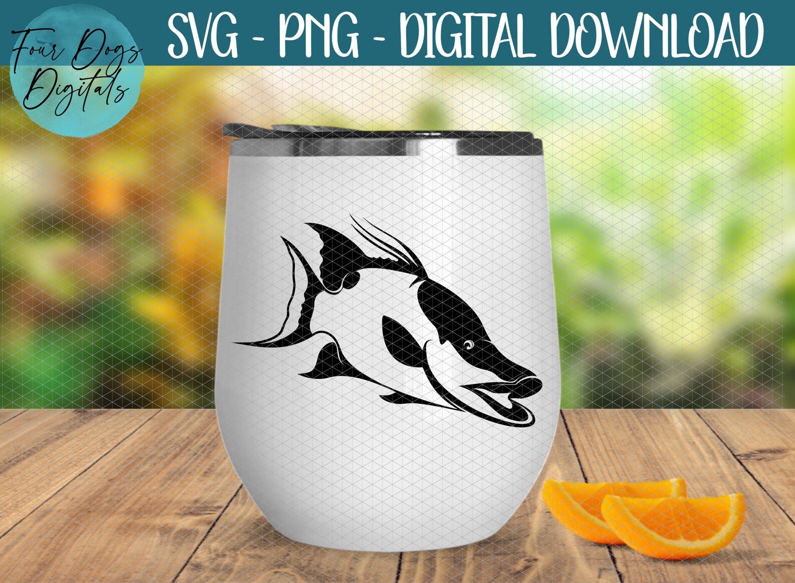 Hogfish SVG PNG Hog Fish Svg Offshore Fishing Svg Boat Svg | Etsy
