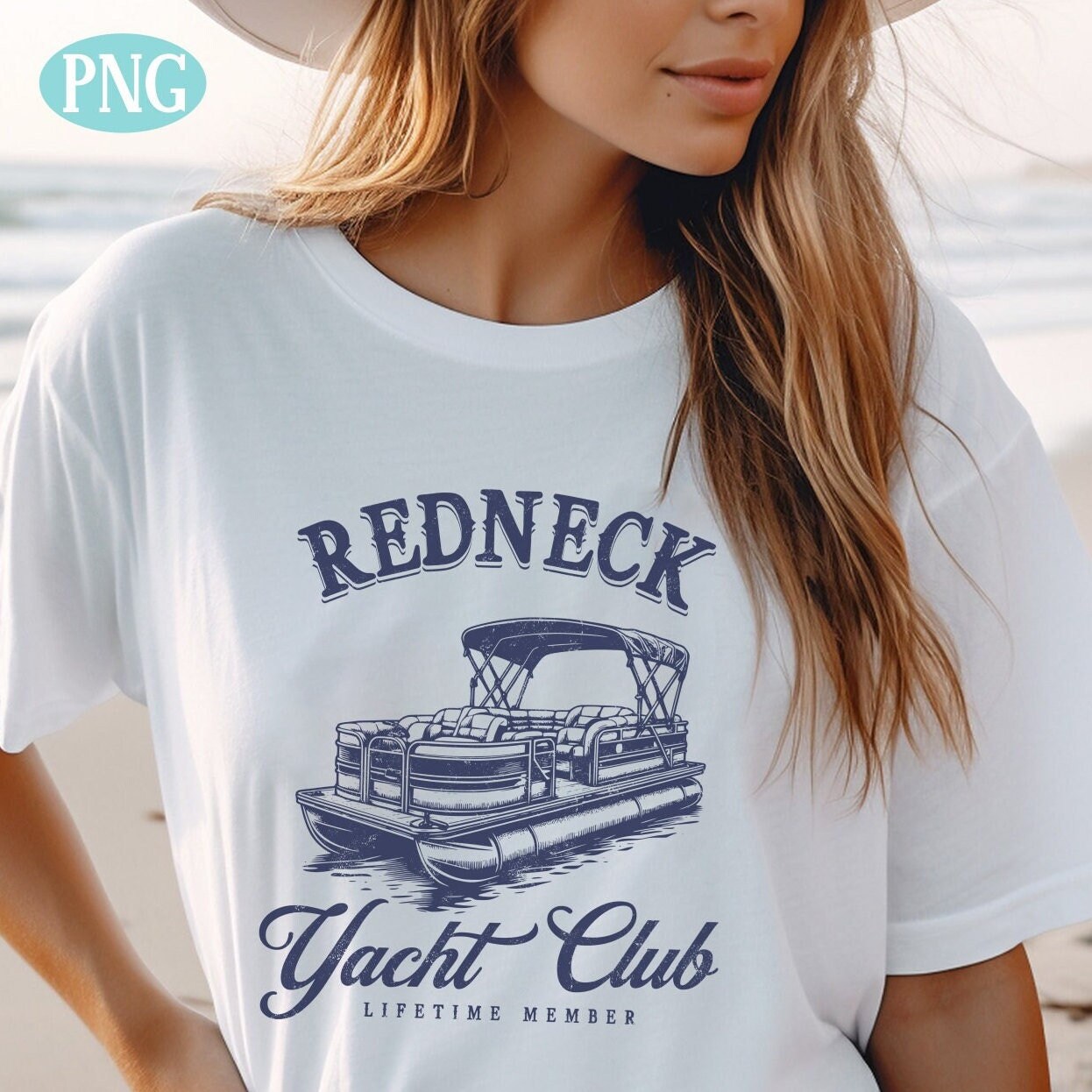 Redneck Yacht Club PNG Pontoon Png, Social Club Png Lake Png Dad Boat ...