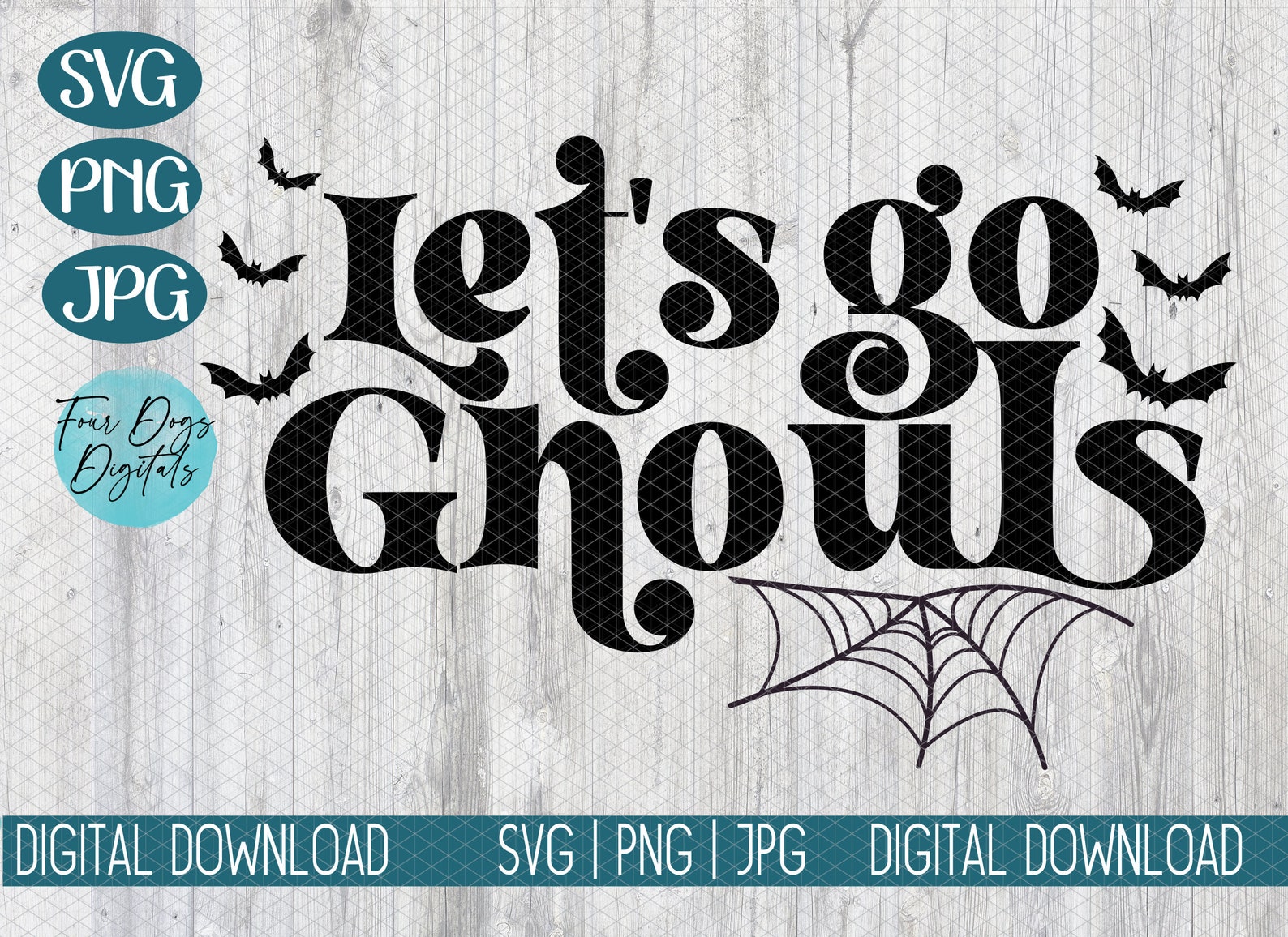 Let's Go Ghouls Svg Png Halloween SVG PNG Cute Halloween - Etsy