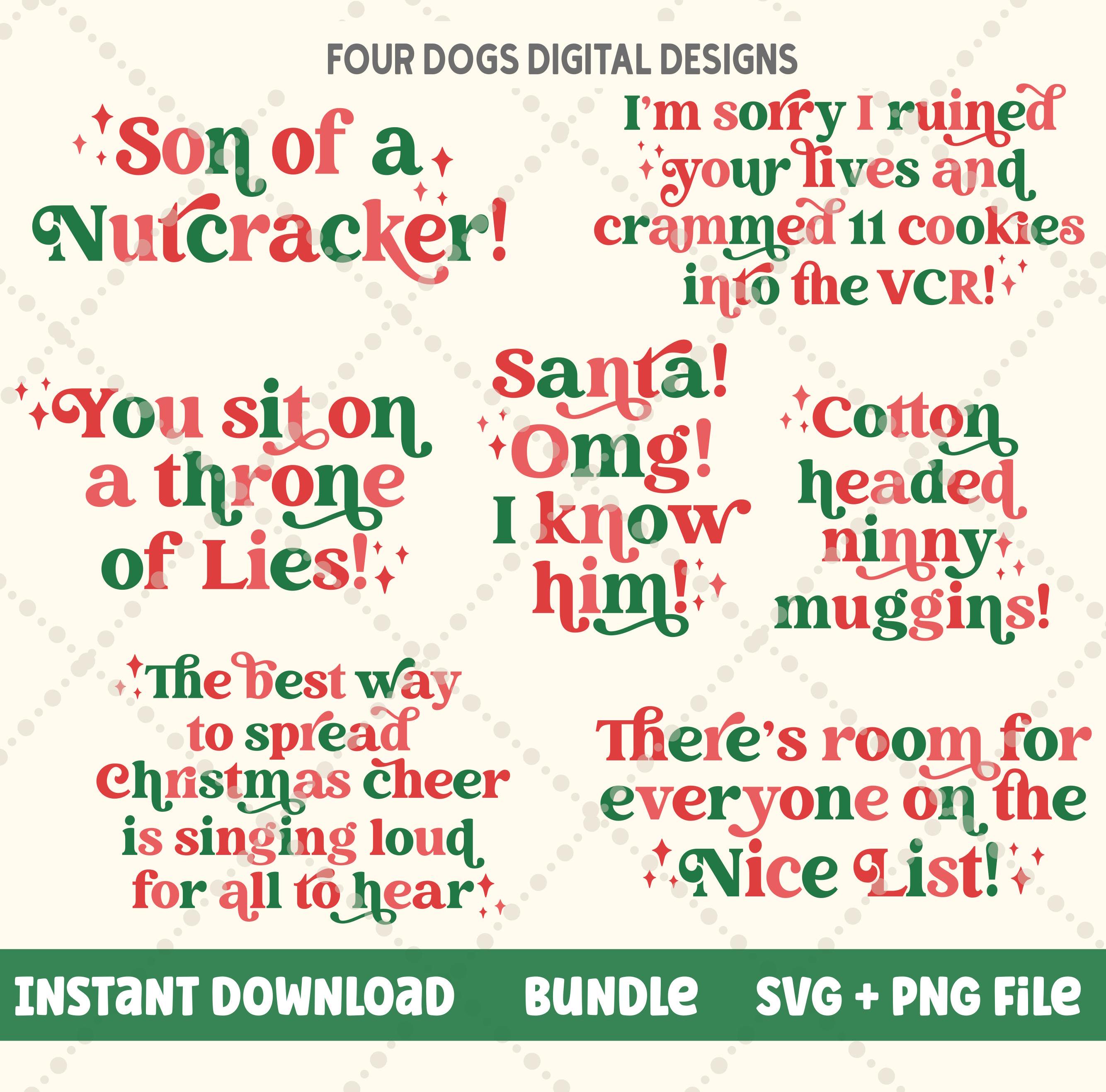Buddy the Elf SVG Bundle, Funny Christmas Svg, Matching Christmas ...
