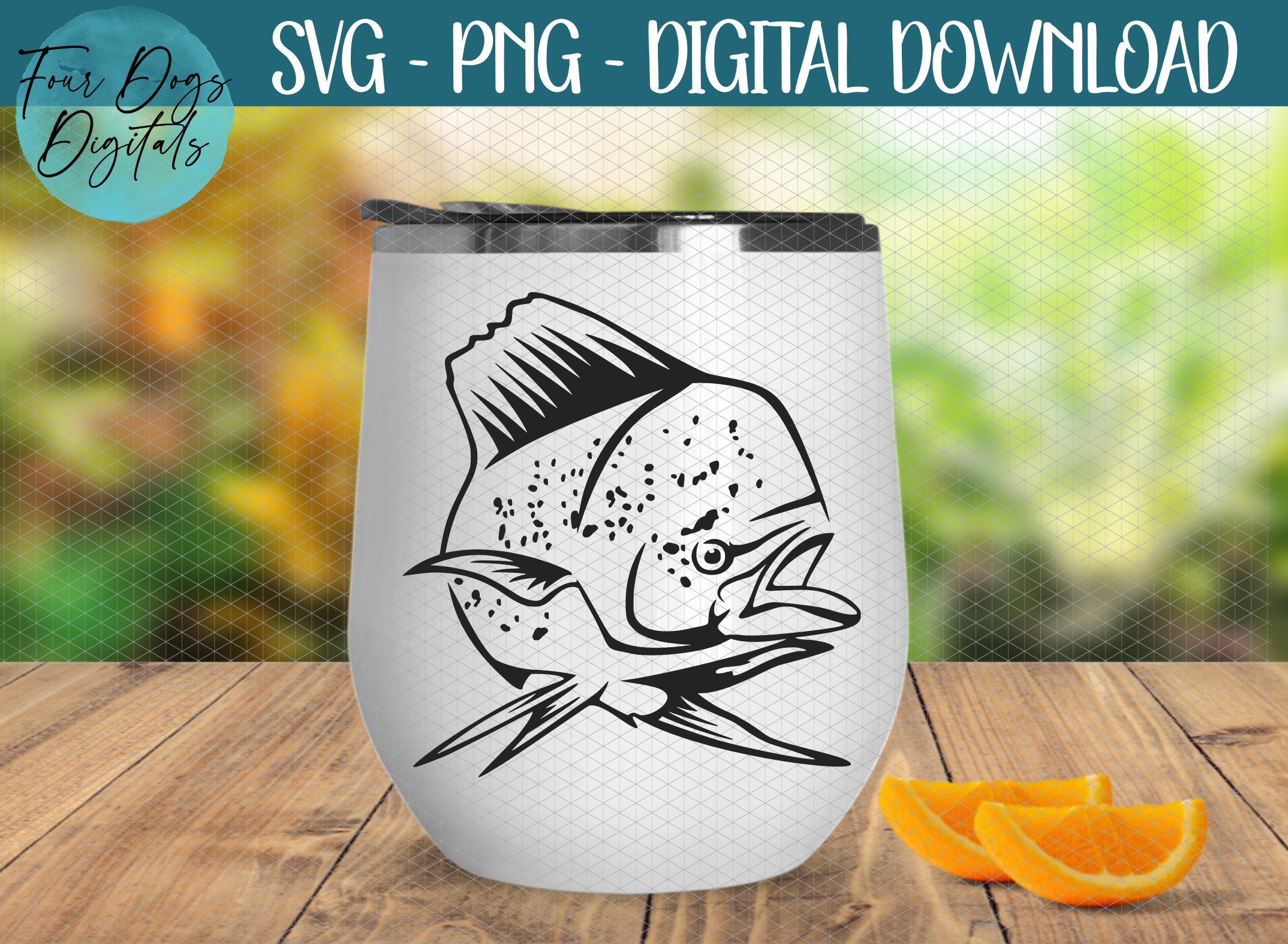 Mahi Mahi Svg, Mahi Svg, Offshore Fishing Svg, El Dorado Svg, Dolphin ...
