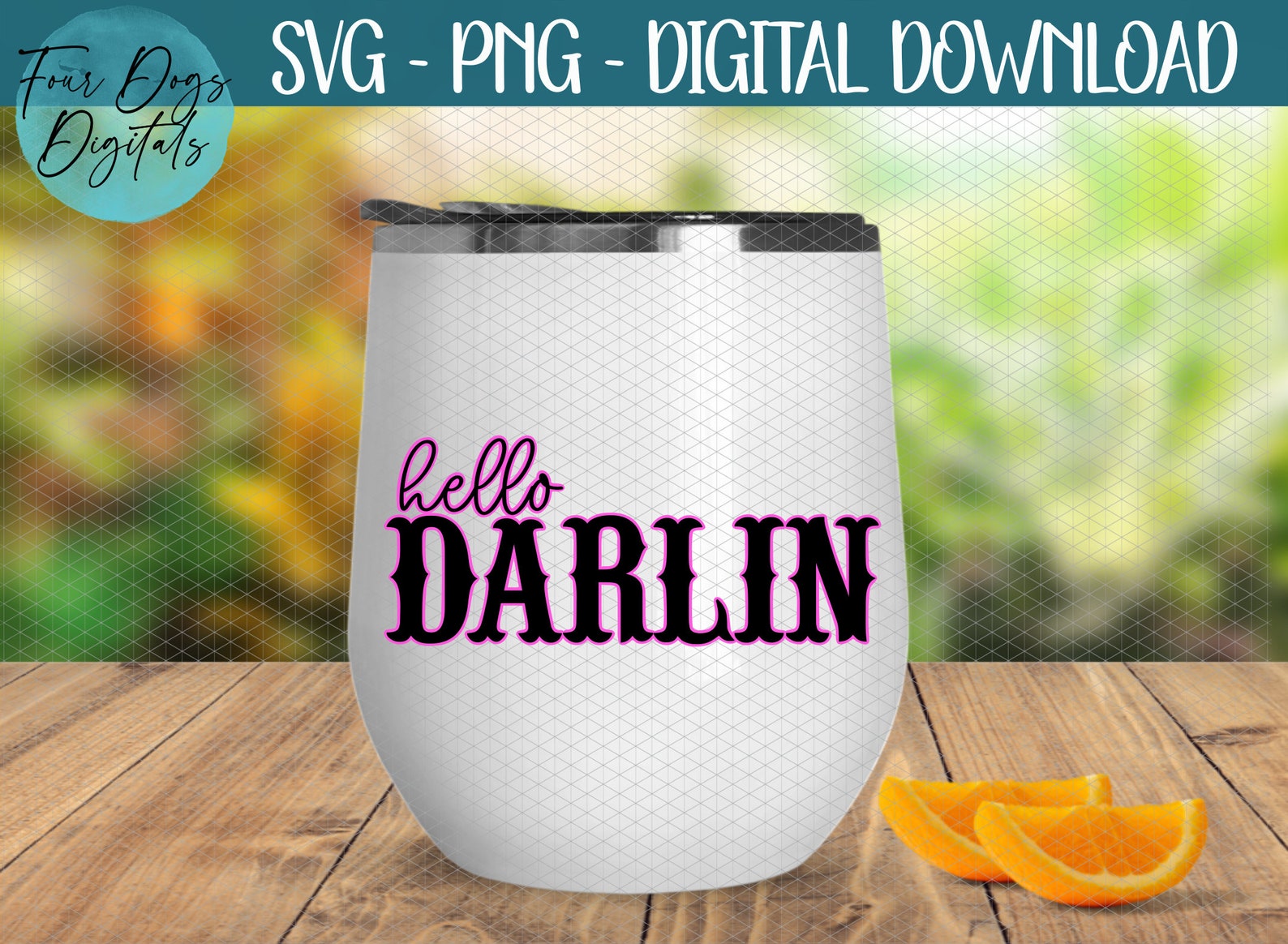 Hello Darlin Svg Offset Hello Darling Svg Country Girl Svg - Etsy