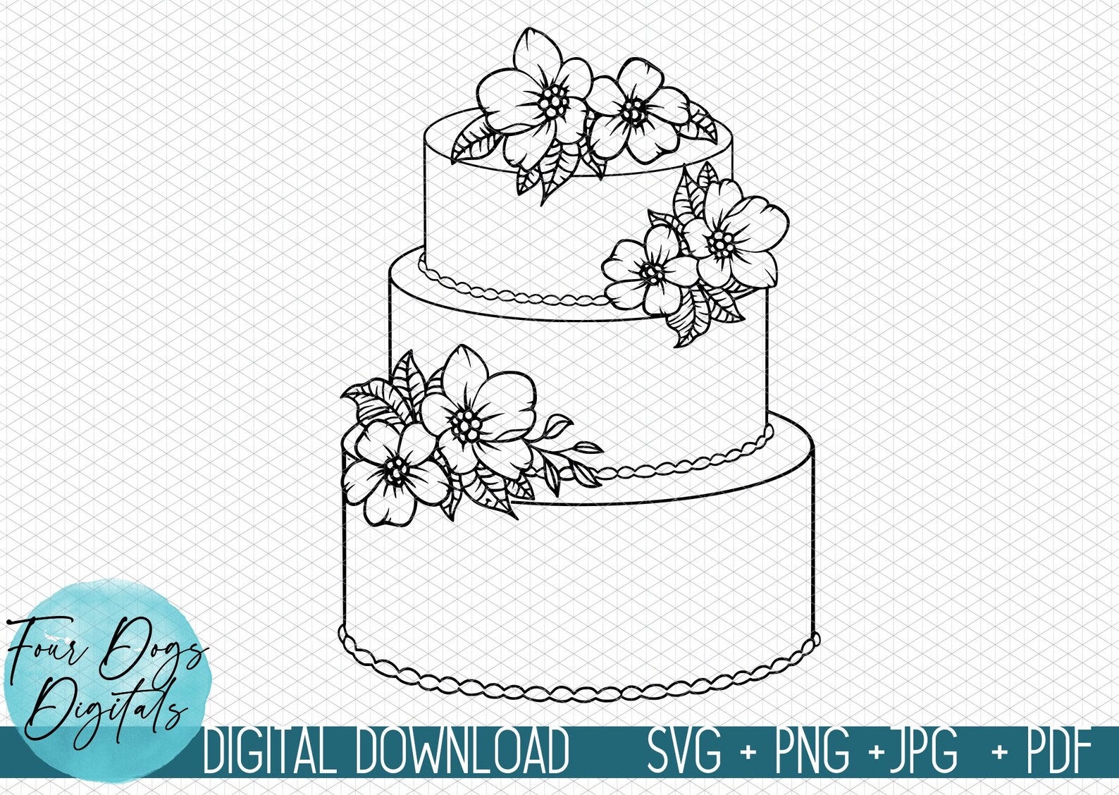 Wedding Cake SVG Wedding Cake Sign SVG Wedding Sign SVG - Etsy