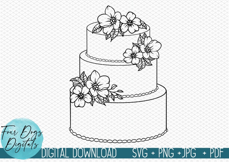 Wedding Cake SVG Wedding Cake Sign SVG Wedding Sign SVG - Etsy Canada