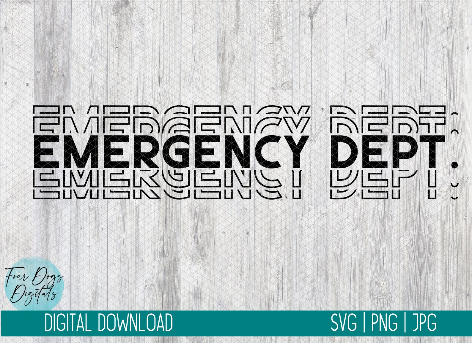 Emergency Department Svg Emergency Dept ED Nurse Svg Nurse - Etsy