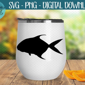 Permit Silhouette Svg, Reef Fishing Svg, Permit Svg, Boating Svg ...