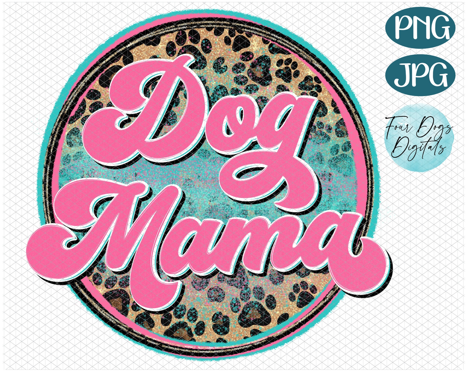 Retro Dog Mama PNG Dog Mom Png Pink Dog Mama T-shirt Png - Etsy