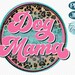 Retro Dog Mama PNG, Dog Mom Png, Pink Dog Mama T-shirt Png, Dog Mom Paw ...