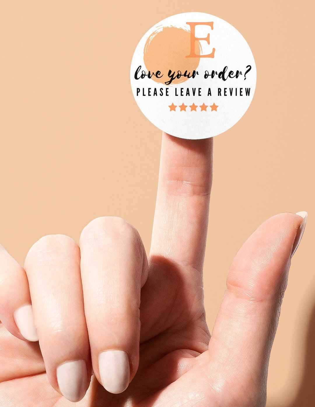 Etsy Review Stickers | Review Labels | Etsy Stickers | Product Review ...