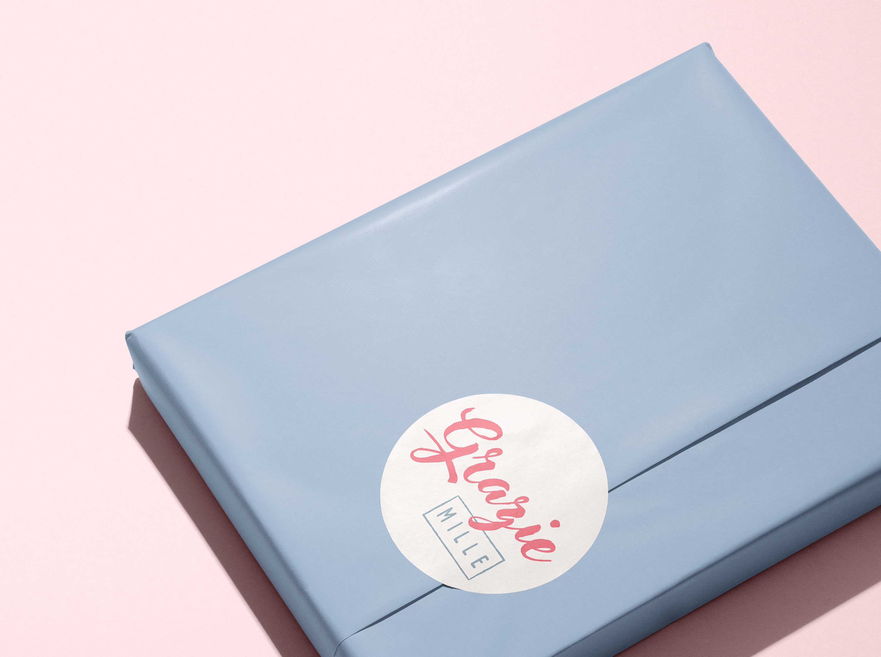 Grazie Mille Thank You Stickers Packaging Stickers - Etsy