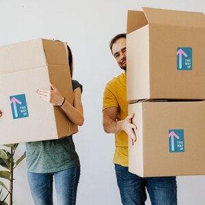 This Way up Shipping Stickers | Packaging Stickers | Small Business ...