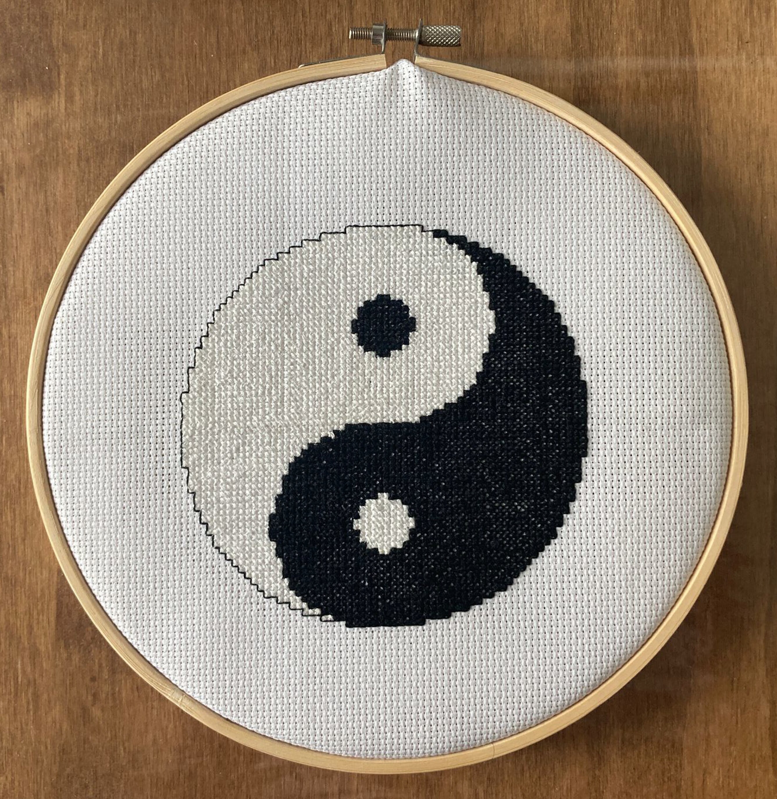 Yin Yang Cross Stitch Pattern, Digital Download - Etsy