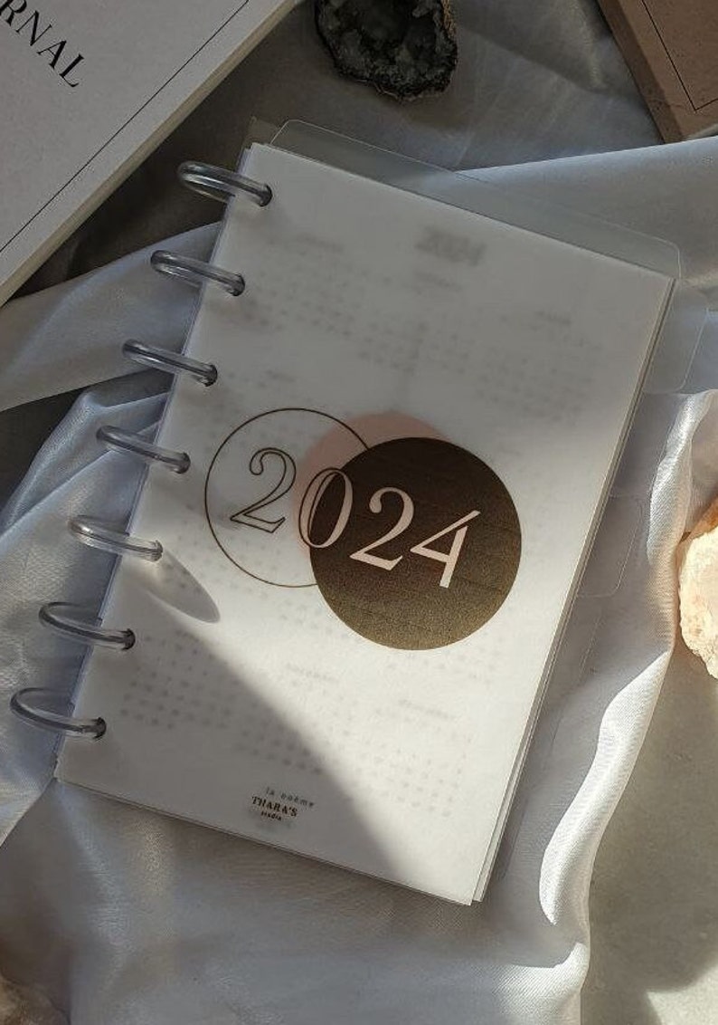 2024 Planner Dashboard Bundle Printable PDF for A5 Planner Size 3 ...