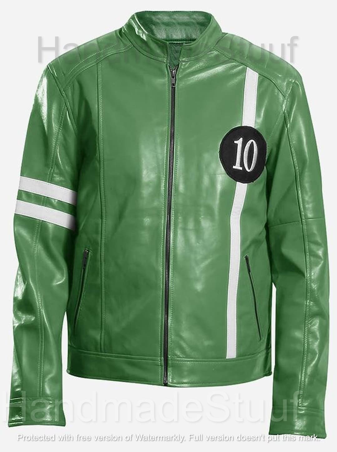 Ben 10 Inspired Green Leather Cosplay Jacket - Etsy