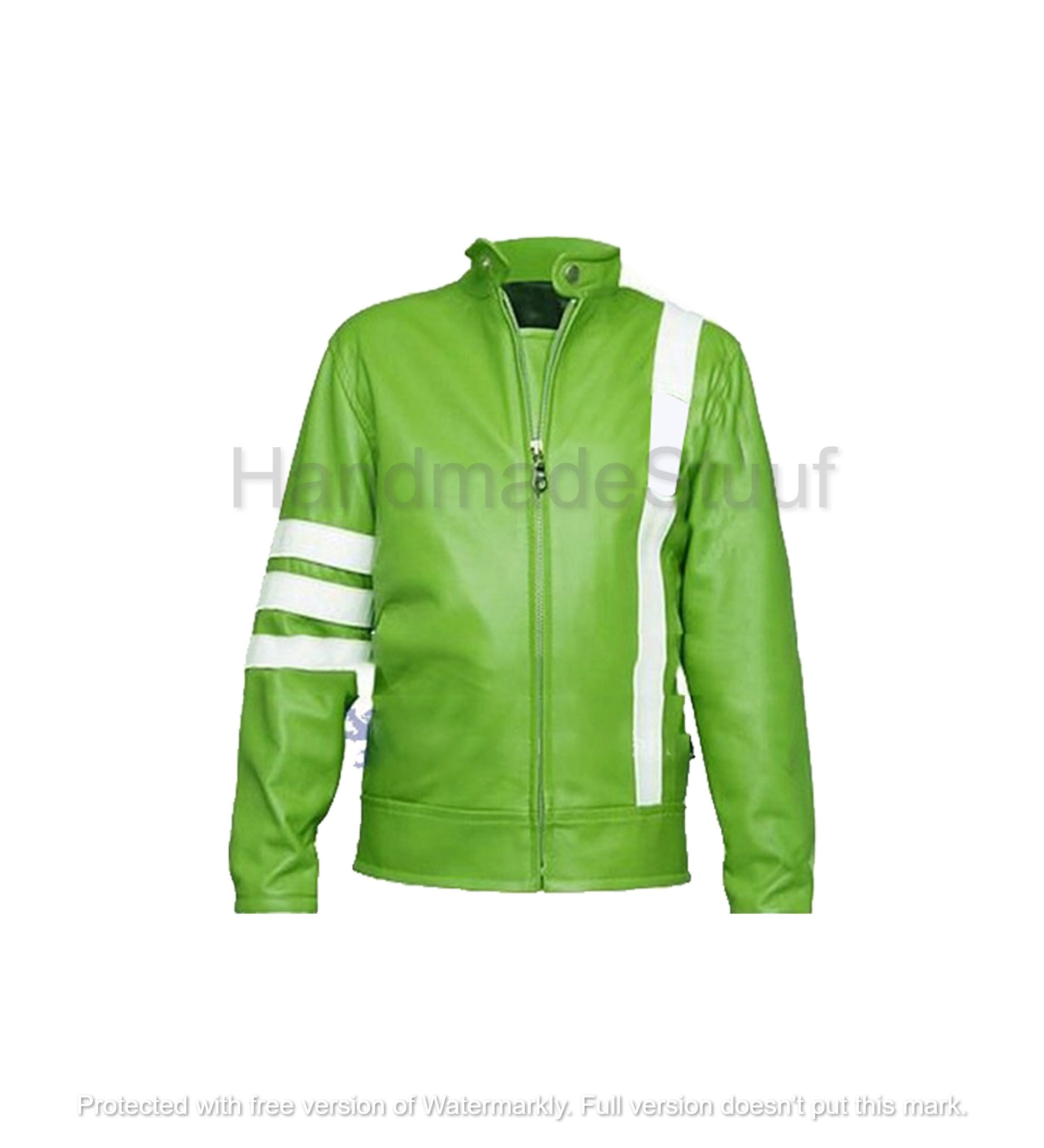 Ben Ten Leather Jacket Ben 10 Tennyson Alien Swarm Superhero Ryan Kelly ...