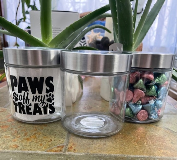 Customized Glass Candy Treat Goodie Jar Cute Funny Quotes - Etsy