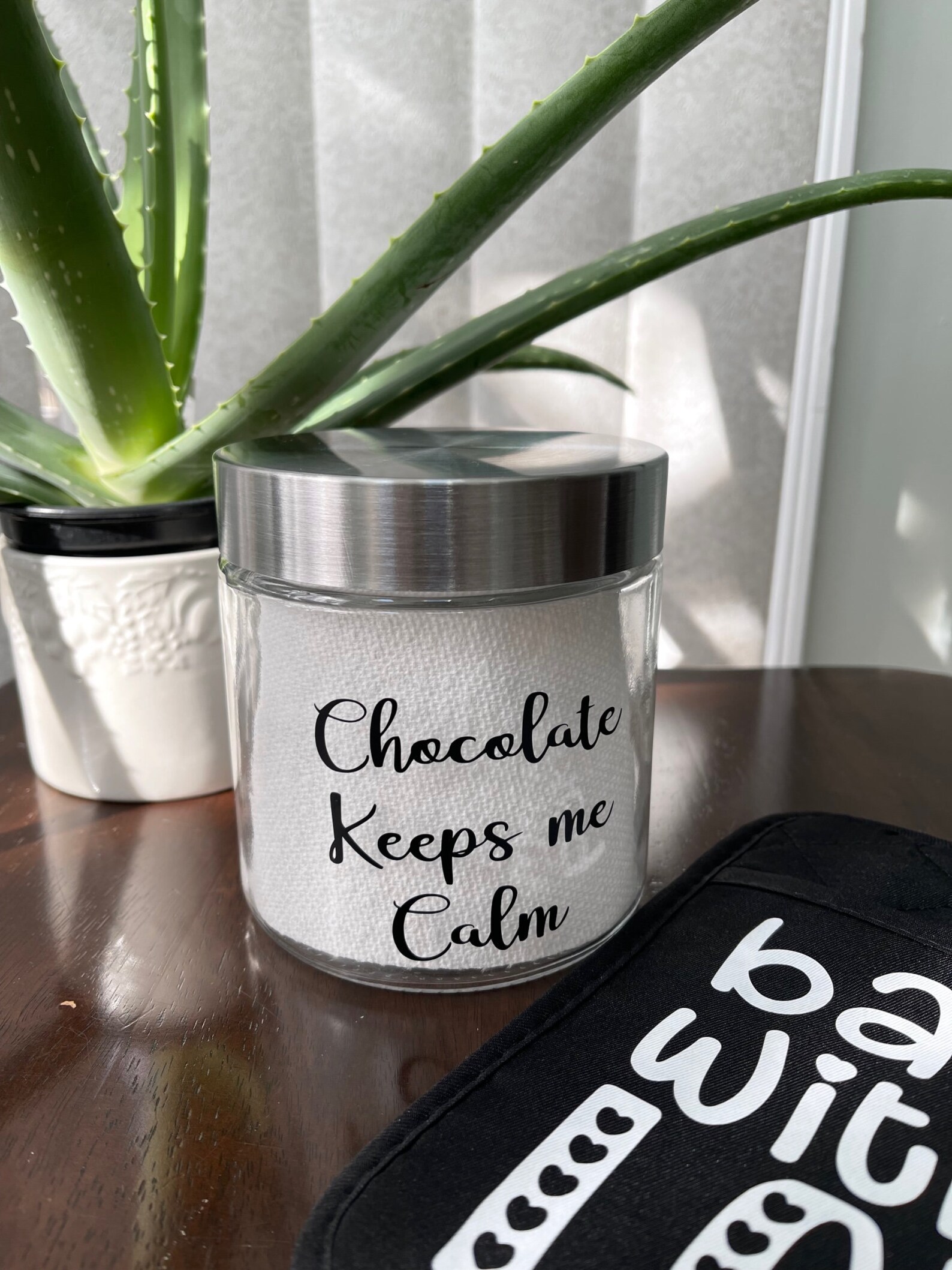 Customized Glass Candy Treat Goodie Jar Cute Funny Quotes - Etsy