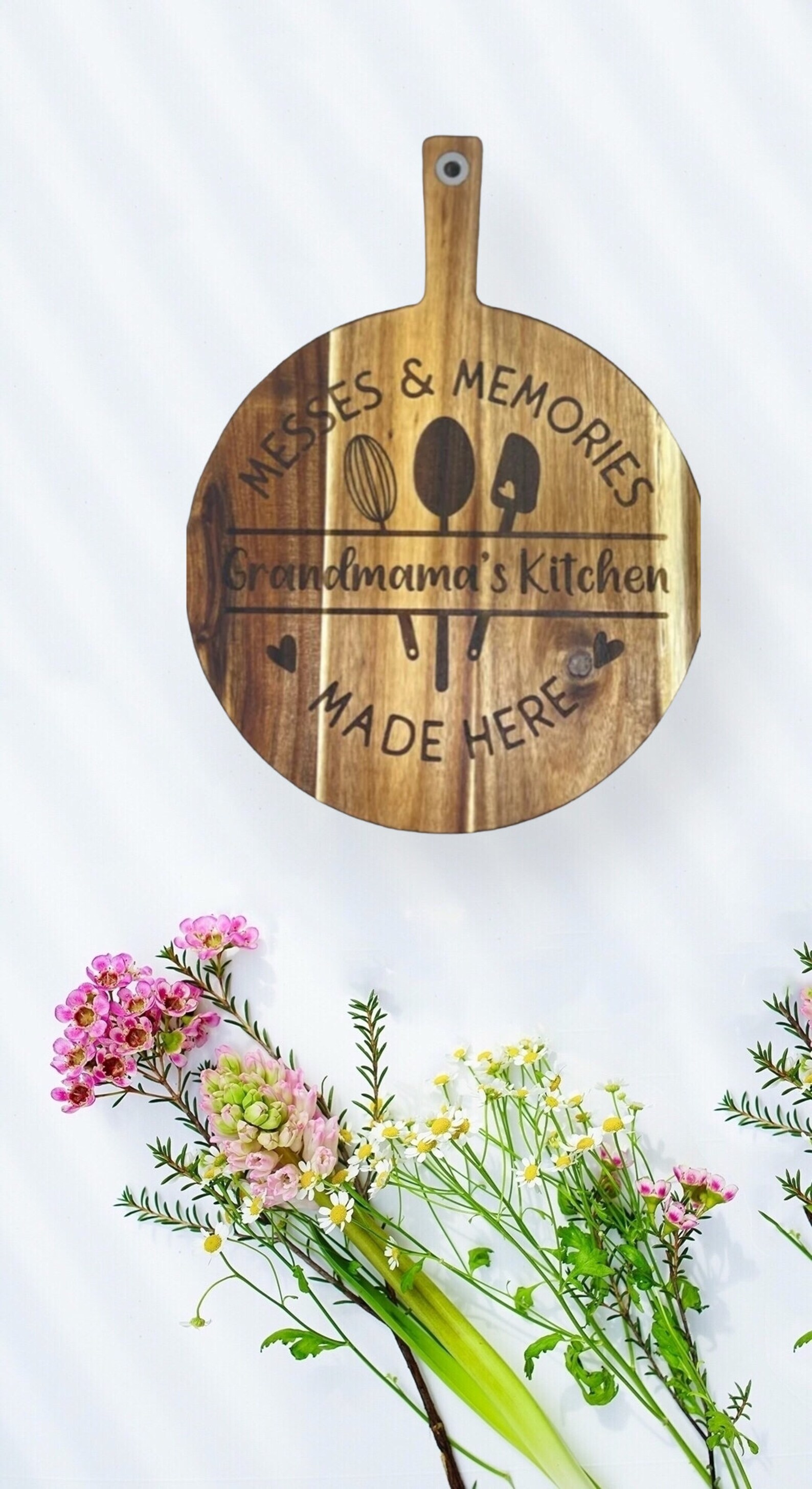 Messes & Memories Charcuterie Board, Wood Cutting Boards, Laser ...