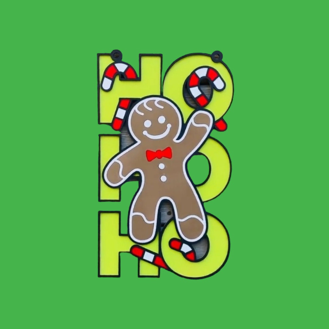 Gingerbread Man Door Sign Gingerbread Porch Sign Gingerbread - Etsy