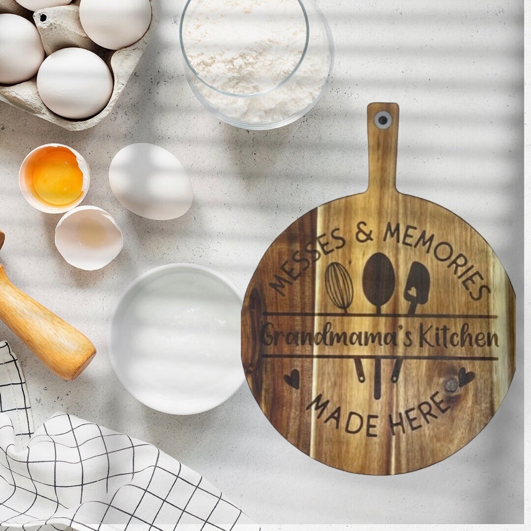 Messes & Memories Charcuterie Board, Wood Cutting Boards, Laser ...