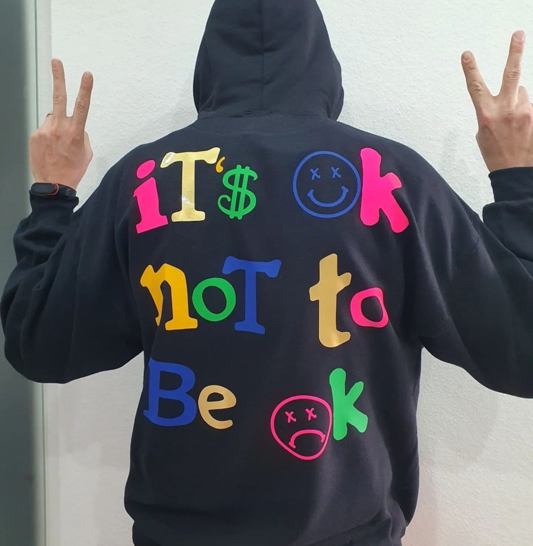 Hoodie Its Ok Not to Be Ok - Etsy