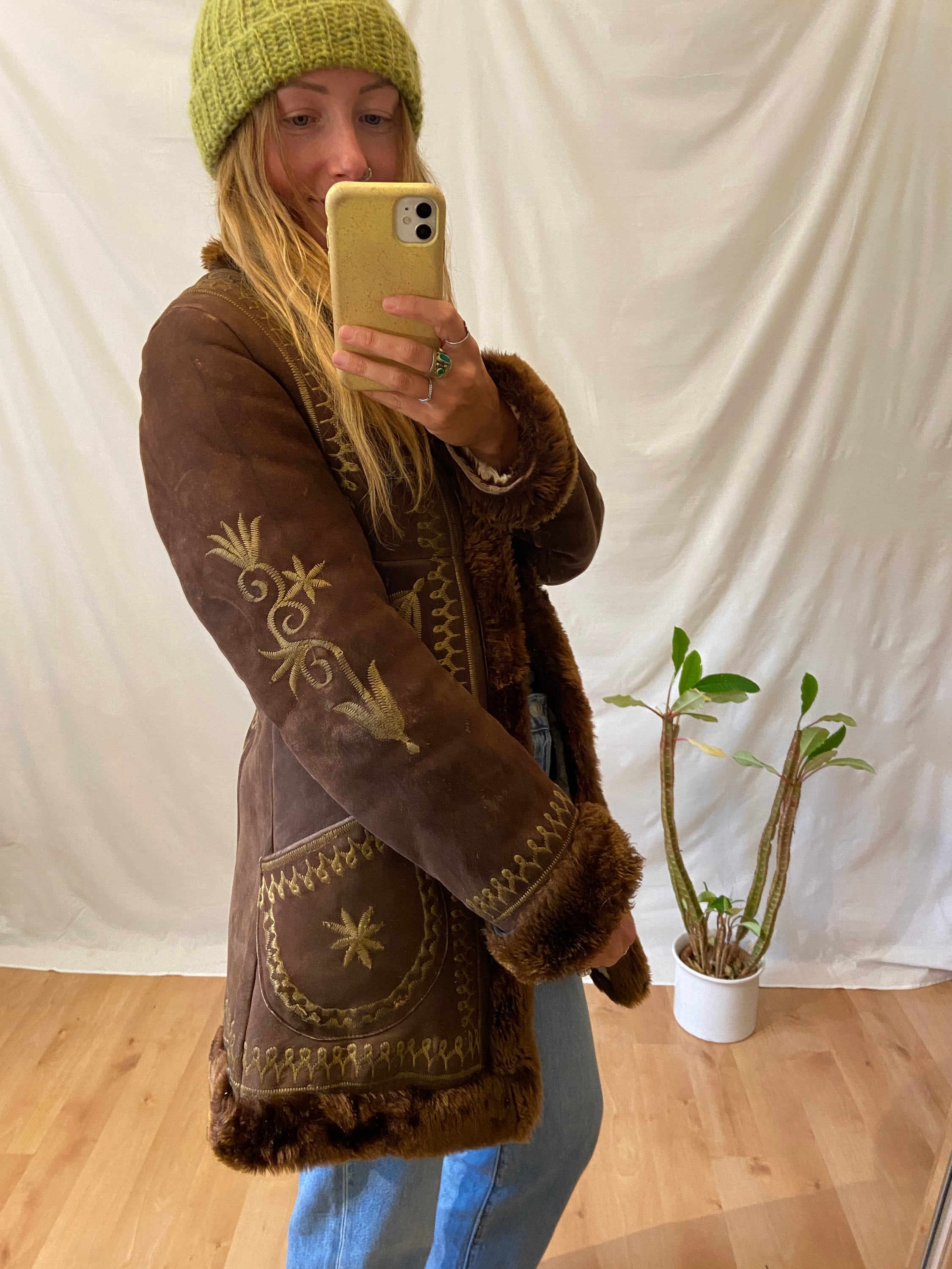 Vintage 60s Afghan Coat Embroidered - Etsy