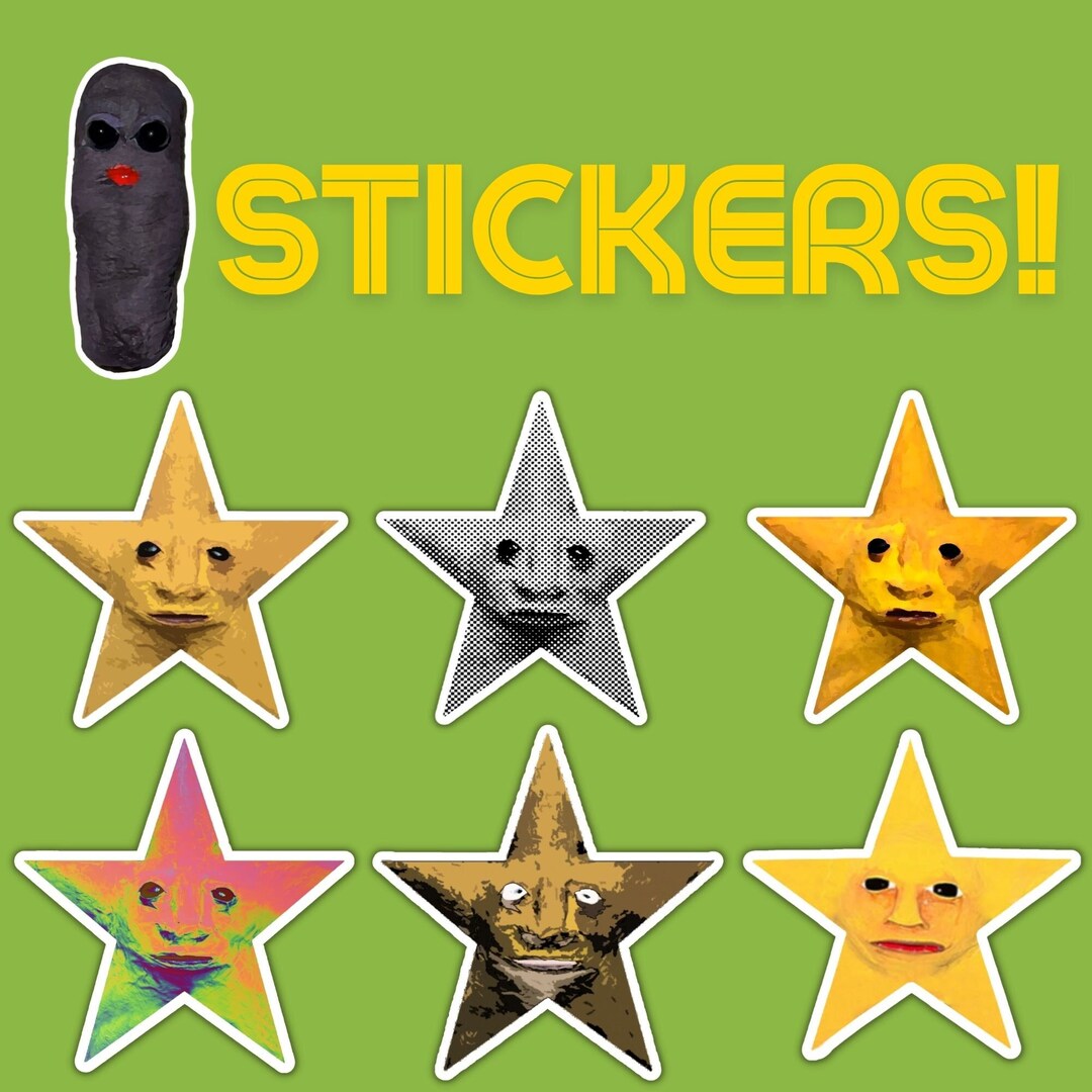 Iconic Star Stickers - Etsy