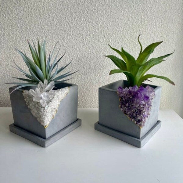 Crystal Planter - Etsy