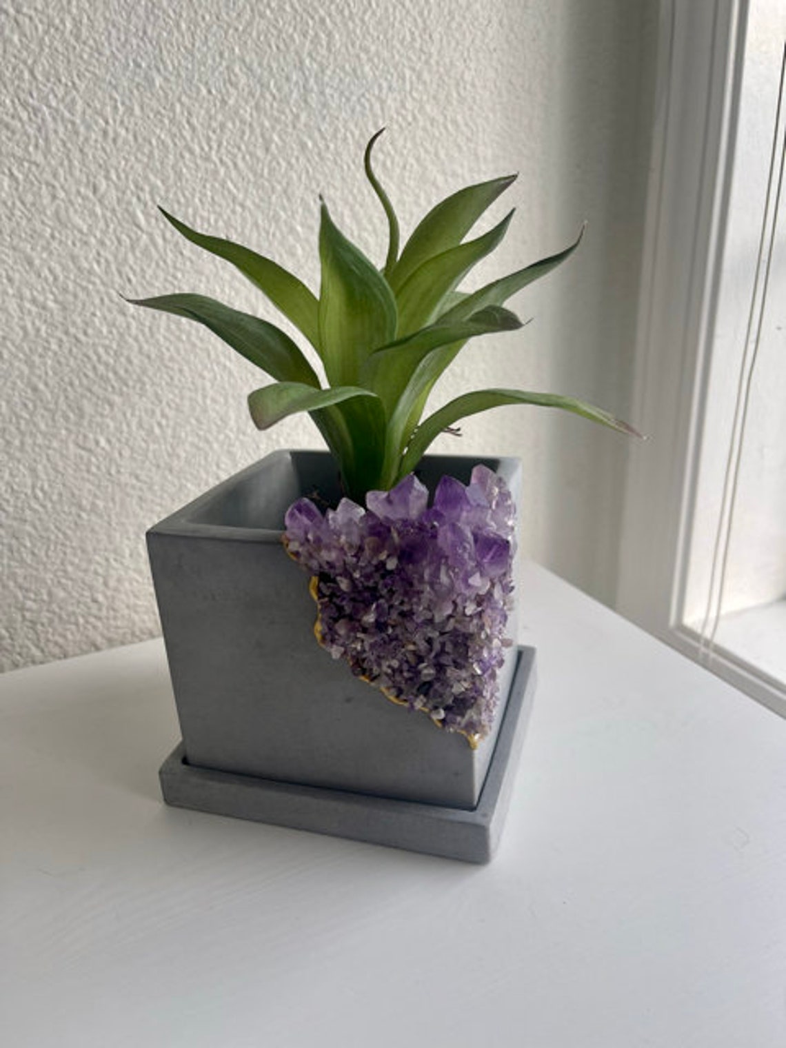 Square Crystal Planter Pots - Etsy