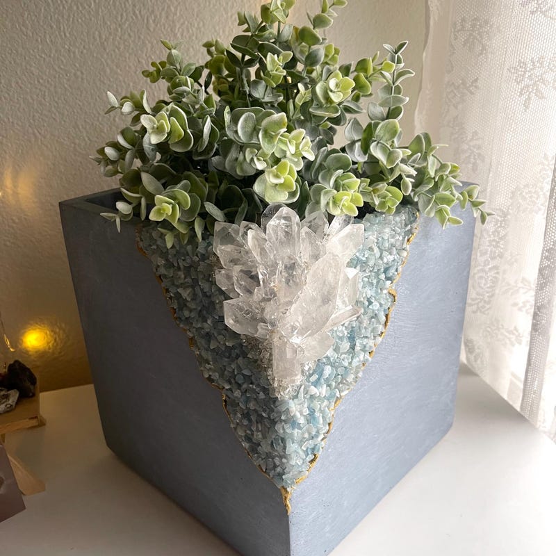 Geode Planter - Etsy