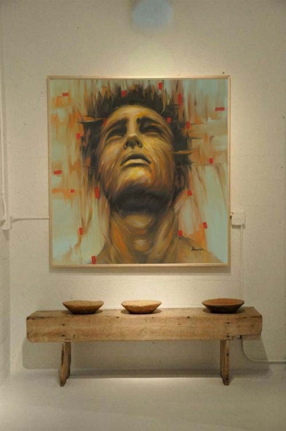 Original Oil Painting Painted by Artist Aharon Vaknin - Etsy