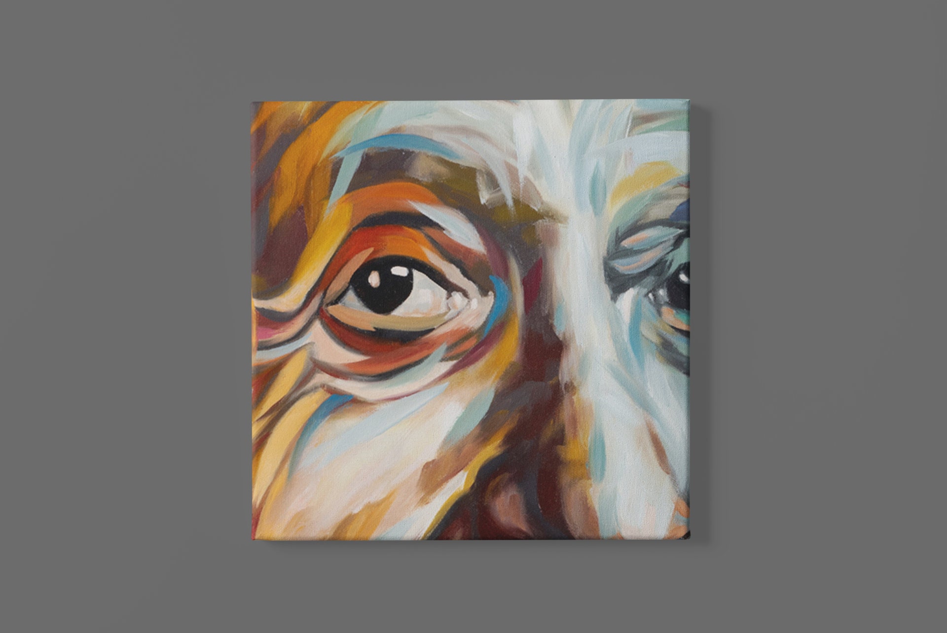 Original Oil Painting Albert Einstein, Painted by Artist Aharon Vaknin ...