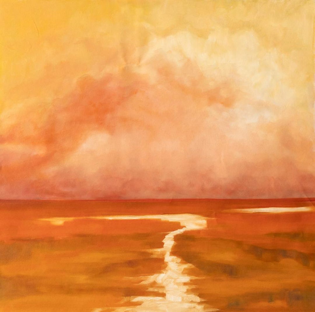 Original Landscape Painting by Aharon Vaknin Art ,landscape Wall Art ...