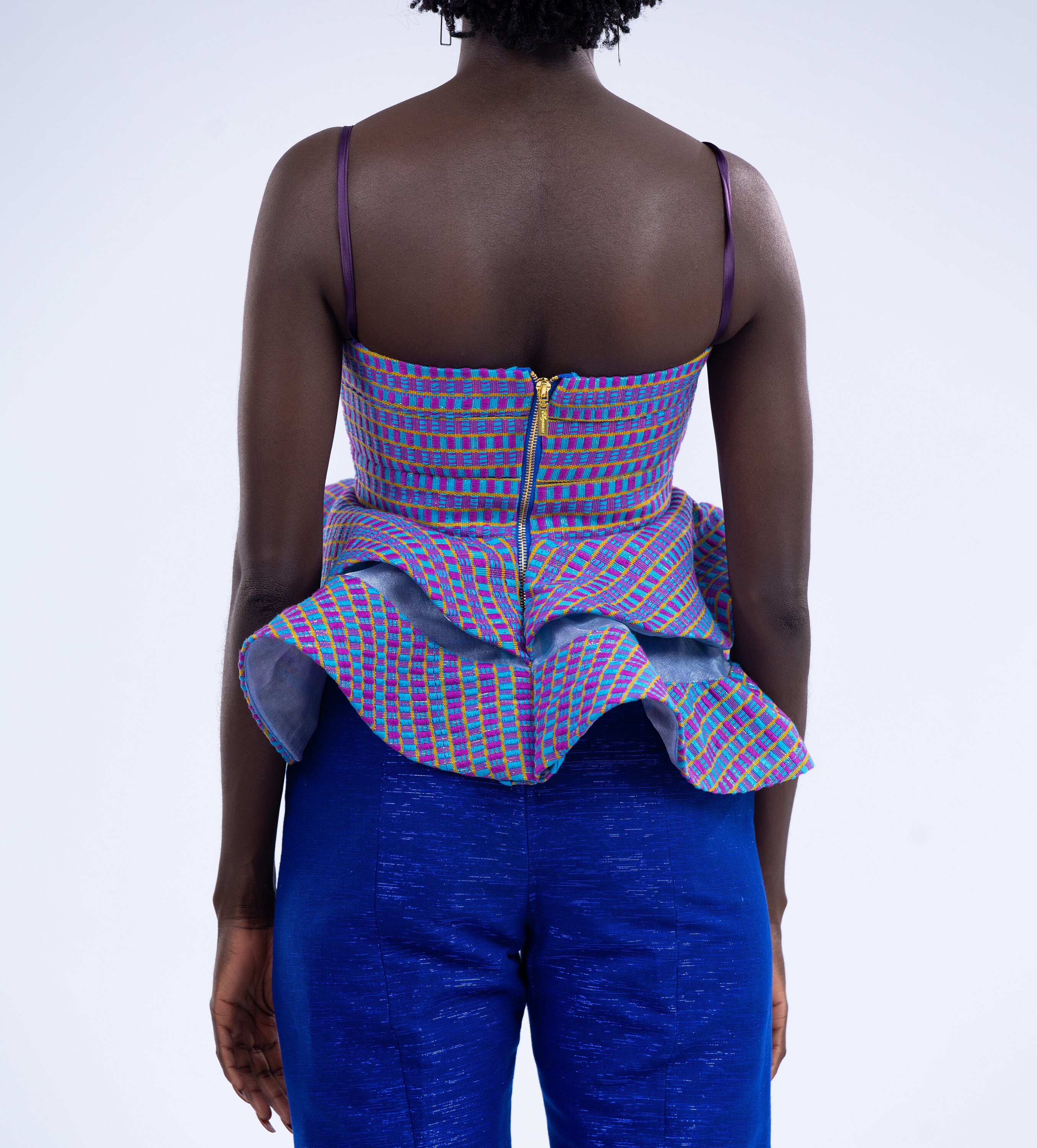 Illusion Cut Out Peplum Top - Etsy