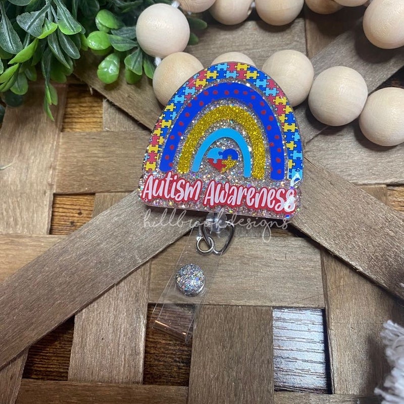 Autism Badge Reel - Etsy