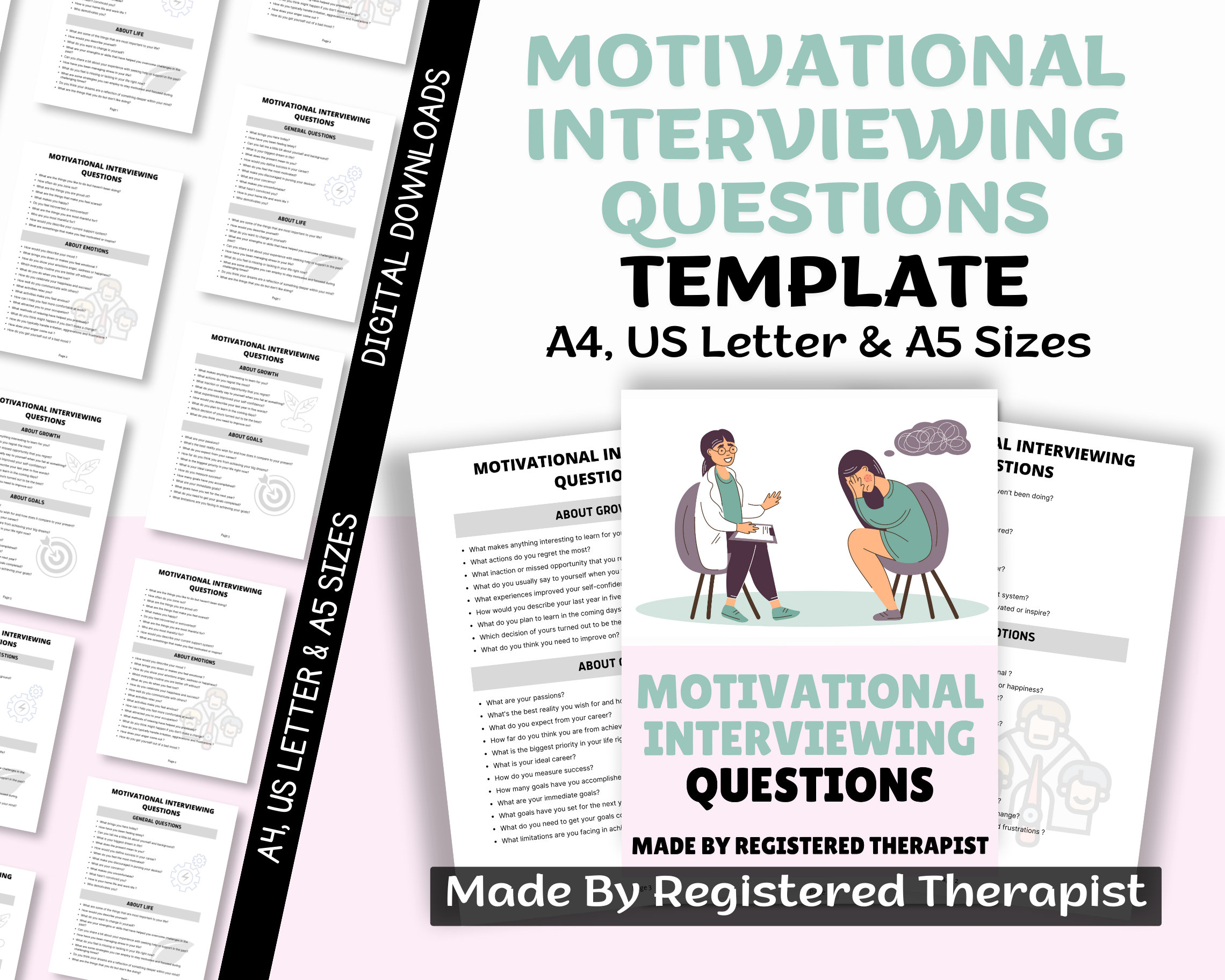 Motivational Interviewing Questions, MI Questions for Therapists ...