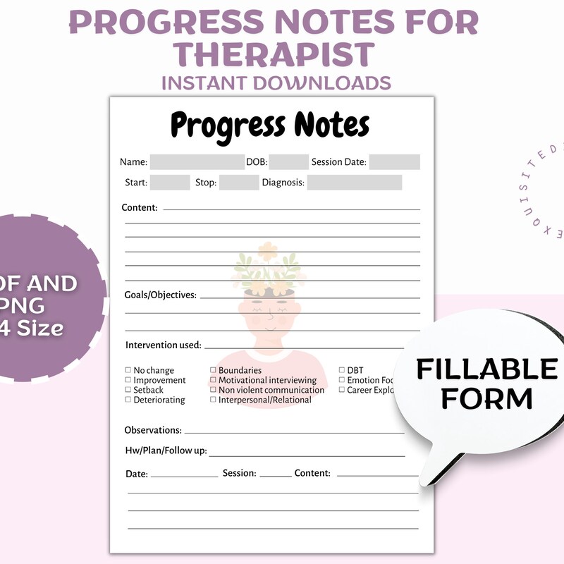 Client Progress Note - Etsy