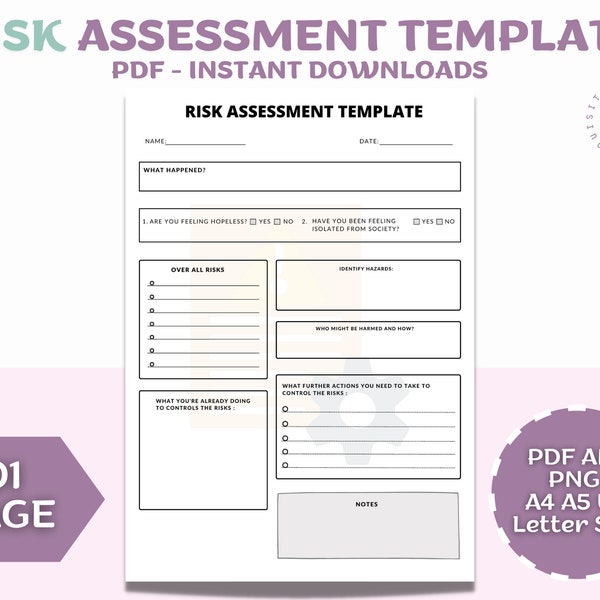 Health Assessment Form - Etsy