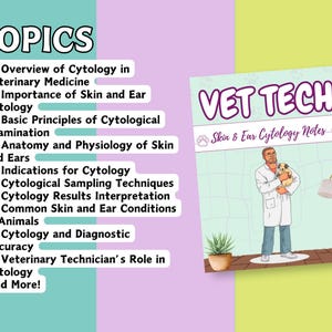 Veterinary Tech Skin and Ear Cytology Notes Perfect for Vet Students ...