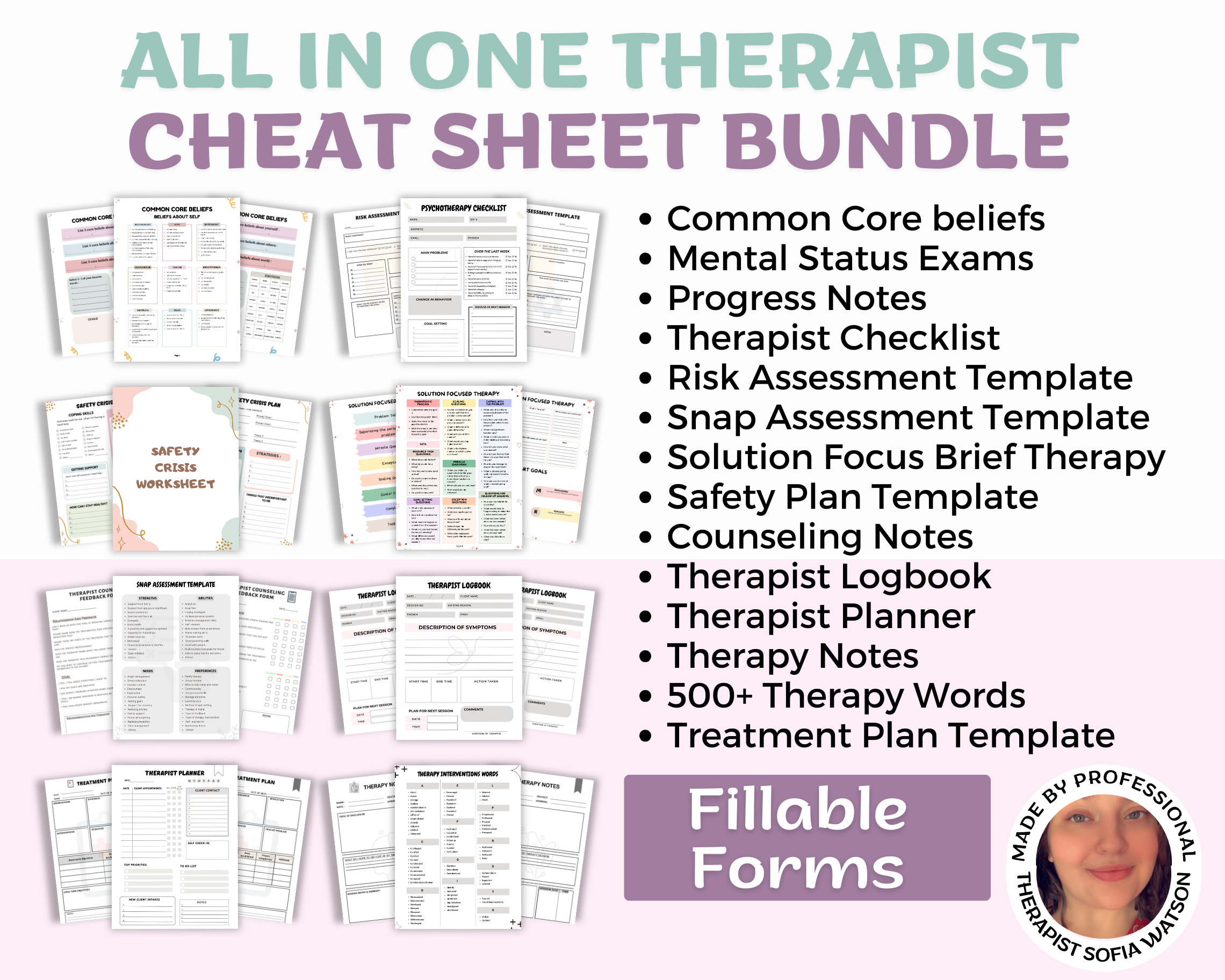 Psychotherapy Cheat Sheets, Therapist Cheat Sheets, Clinical Terms ...